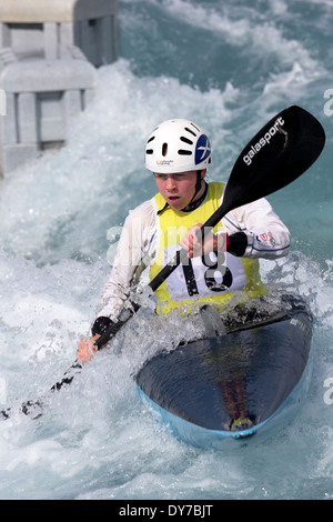Louise REVELL, B Final K1 Women's GB Canoe Slalom 2014 Selection Trials ...