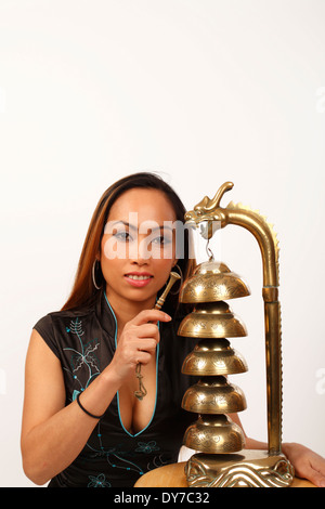 Chinese Bell Tree. Belltree Stock Photo - Alamy