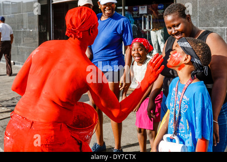 Jouvert, Trinidad Carnival, Port of Spain, Trinidad Stock Photo - Alamy