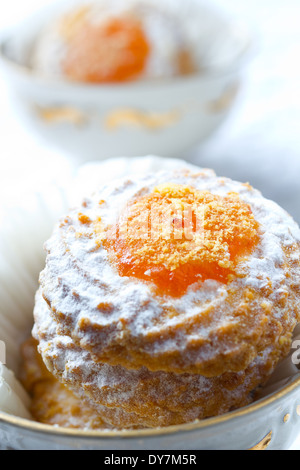 Sweet Homemade Apricot Jam on Toast for Breakfast Stock Photo - Alamy