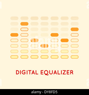 Digital equalizer bar graph, Sound Equalizer Abstract Background ...
