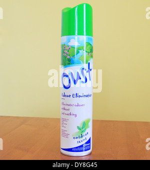 Oust Odour Eliminator Spray Can Stock Photo - Alamy
