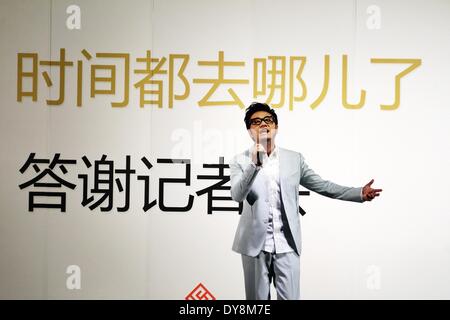 Beijing, China. 10th Apr, 2014. Li Jianguo (R), a member of the ...