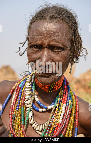 Arbore tribe woman, Lower Omo Valle, Ethiopia Stock Photo - Alamy