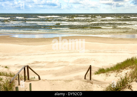 Sandy beach Baltic Sea Curonian spit Stock Photo - Alamy