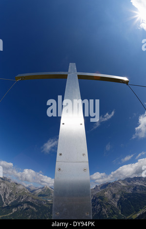 Austria, Vorarlberg, Verwall Alps, Eisentaler Gruppe, Burtschakopf ...