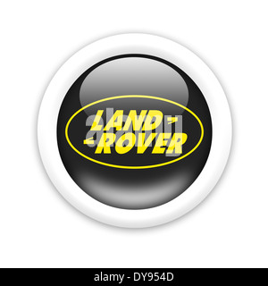 Land Rover logo icon symbol emblem flag Stock Photo - Alamy