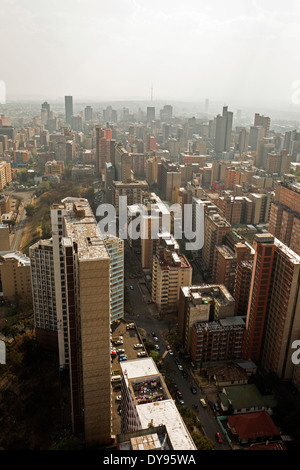 South Africa, Johannesburg, Overview of Hilbrow Stock Photo - Alamy