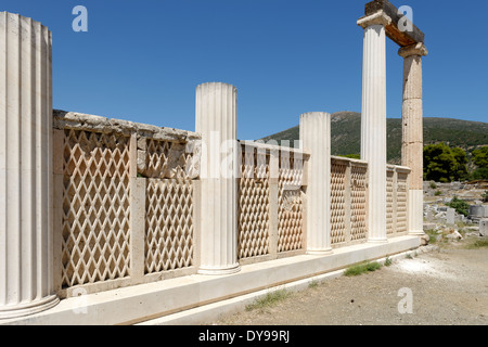 East wing Ionic columns Abaton Enkoimeterion stoa Sanctuary Asklepios ...