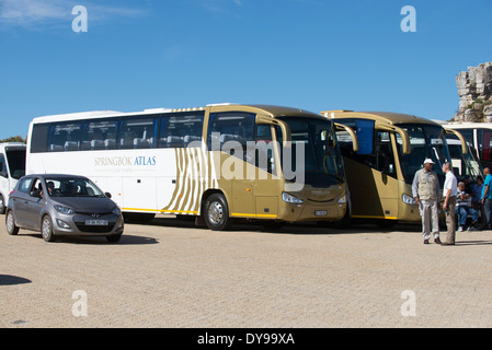 Springbok Atlas tour bus Cape Town South Africa Stock Photo - Alamy