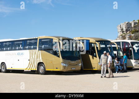 Springbok Atlas tour bus Cape Town South Africa Stock Photo - Alamy