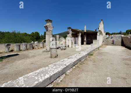 Abaton Enkoimeterion stoa west wing basement Sanctuary Asklepios ...