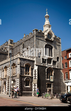 Norwich, The Guildhall, Medieval, architecture, building,, Norfolk ...