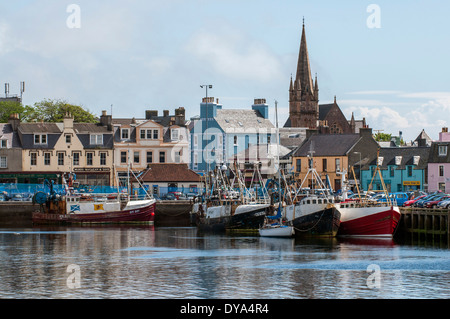 The town and harbour at Stornoway Stock Photo - Alamy