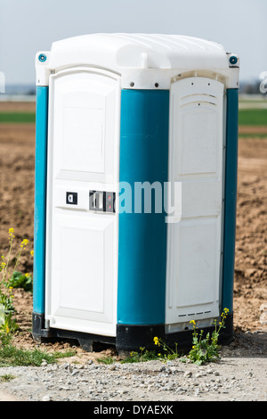 blue toilet restroom sanitary mobile public rent lavatory temporary ...