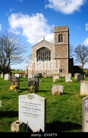 A view of the new church of SS Peter and Paul at Edgefield, Norfolk ...