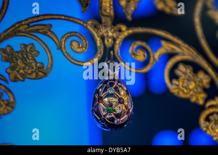 London: Fabergé celebrates Easter at Harrods Stock Photo - Alamy