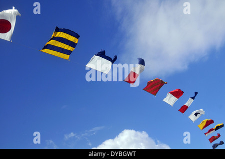 Flags of the Nations Countries Flags Blowing in Wind Stock Photo - Alamy