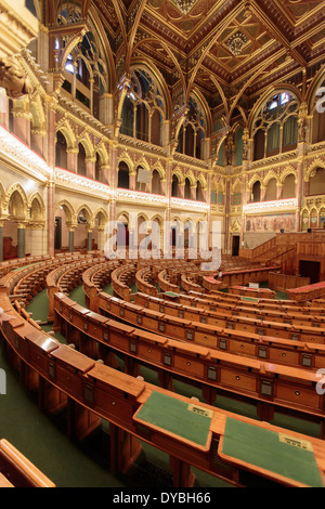The beautiful interior of the parliament building in Budapest,Hunagry ...