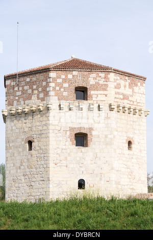 Historic Landmark Nebojsa Tower Building and Wall at Dorcol Belgrade ...