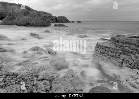 Trow Rocks at South Shields, UK Stock Photo - Alamy