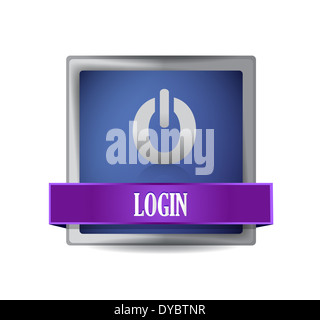 User offline icon. Internet button on red background Stock Photo - Alamy