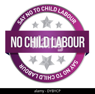 Stop child labour symbol Stock Photo - Alamy