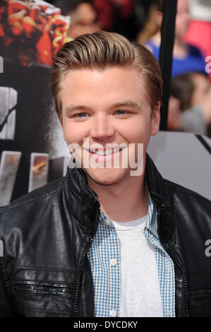 Actor Brett Davern arrives at the 2014 MTV Movie Awards held at the ...