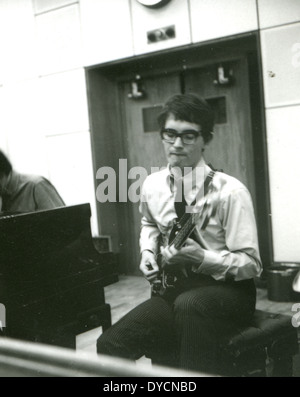 MANFRED MANN pop group in a recording studio in September 1964 with ...