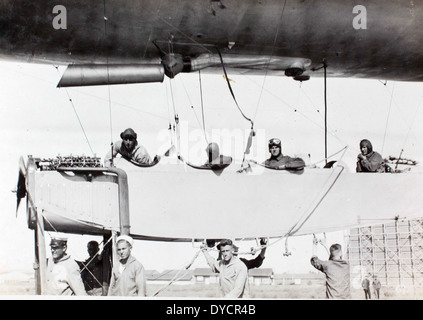 This photo from the Kelly Album features airships used in naval ...