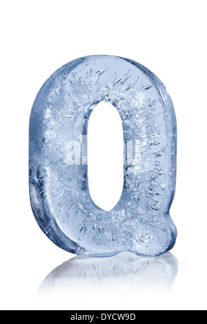 Ice alphabet letter C Stock Photo - Alamy