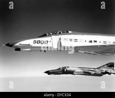 Photograph of a McDonnell Douglas F-4 Phantom II, a tandem two-seat ...
