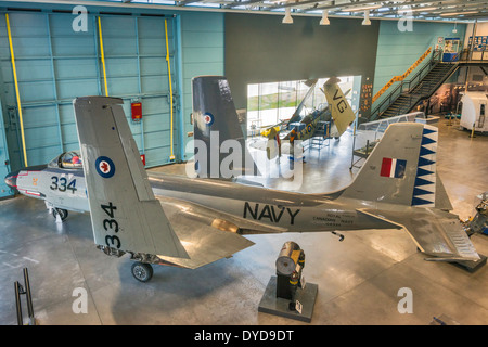 McDonnell F2H Banshee, jet fighter aircraft at Naval Museum of Alberta section of The Military ...