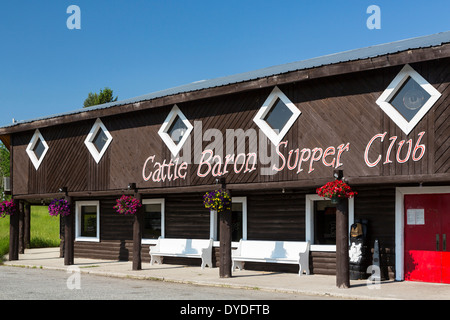 The Cattle Baron Supper Club at Babb, Montana, USA Stock Photo - Alamy