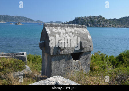 apollonia Lycia turkey byzantine Greek roman ancient necropolis sea ...