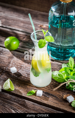 Sugar and citrus fruits for cold drink Stock Photo - Alamy