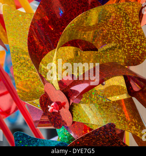 Sparkling Colorful Plastic Pinwheels on Display Stock Photo - Alamy