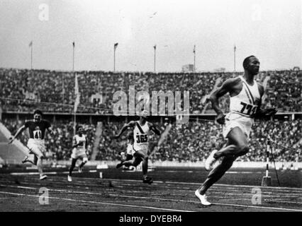 Jesse Owens (1913 – 1980) American track and field athlete. He ...