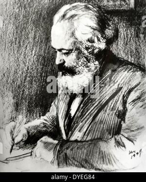 Karl Marx at work. Karl Marx (1818-1883) Father of modern Communism ...