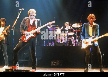 Dire Straits with Hal Lindes(left),Mark Knopfler, Pick Withers and John ...