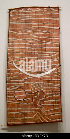 Australian Aboriginal bark painting Stock Photo - Alamy