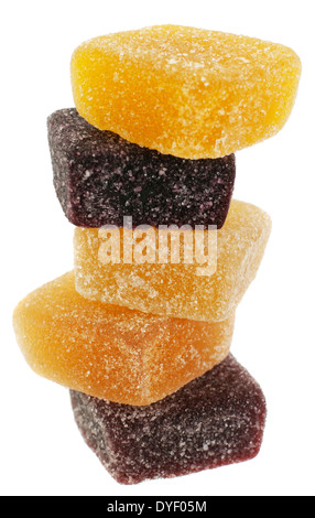 A STACK OF 5 JELLIED SWEETS Stock Photo - Alamy