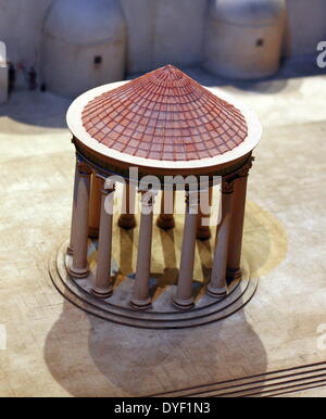 Model reconstruction of the 4th century Sulis Minerva baths, temple and ...