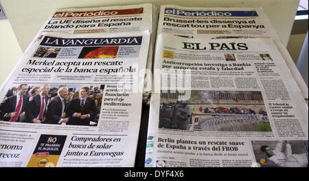 Spanish Newspapers. An image showing four different Spanish Newspapers ...