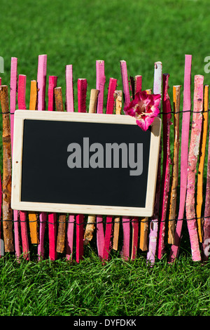 Wooden Fence Retail Background Stock Photo - Alamy