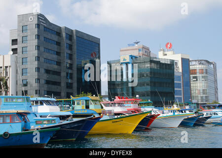 Maldives - Male - Port view - January 2014 Stock Photo - Alamy