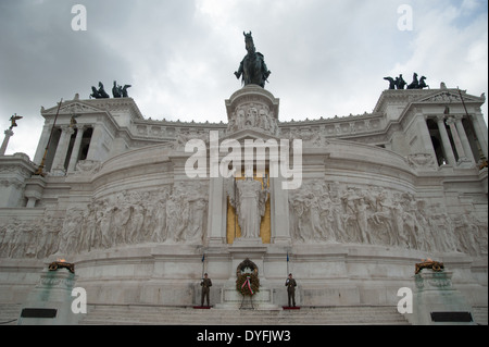 Rome Italy 'The Wedding Cake.' Palace of Victor Emmanuelle Stock Photo ...