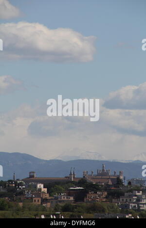 Rome, Italy. 16th April 2014. The extremely cold northerly tramontana ...