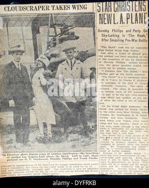 This photo from Frank Clarke’s album captures his daring stunt flying ...
