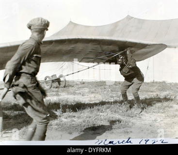 Frank Clarke, a well-known barnstormer and stunt pilot, is captured in ...
